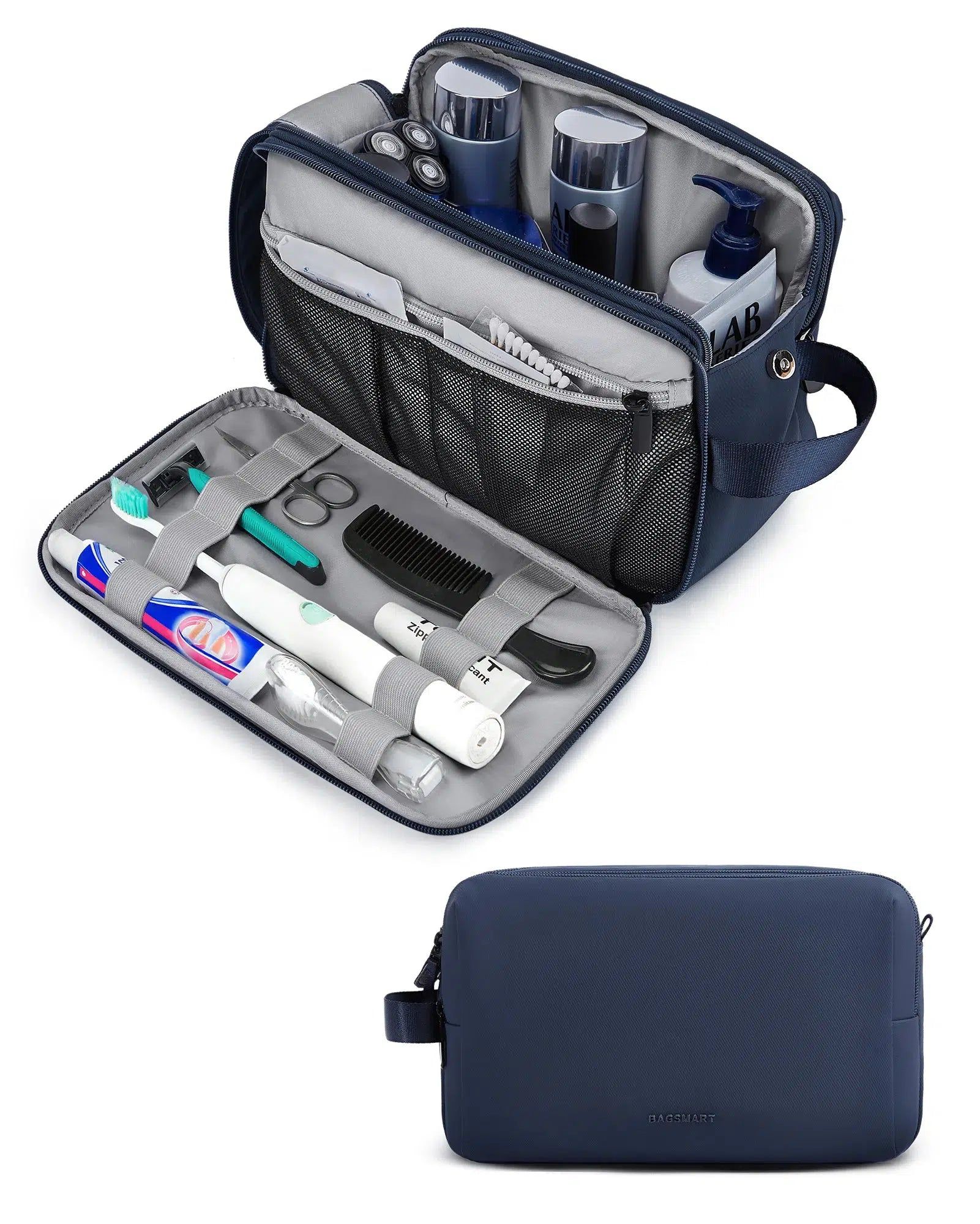 Trousse de Toilette Bleue Tendance Homme - Trousse de toilette